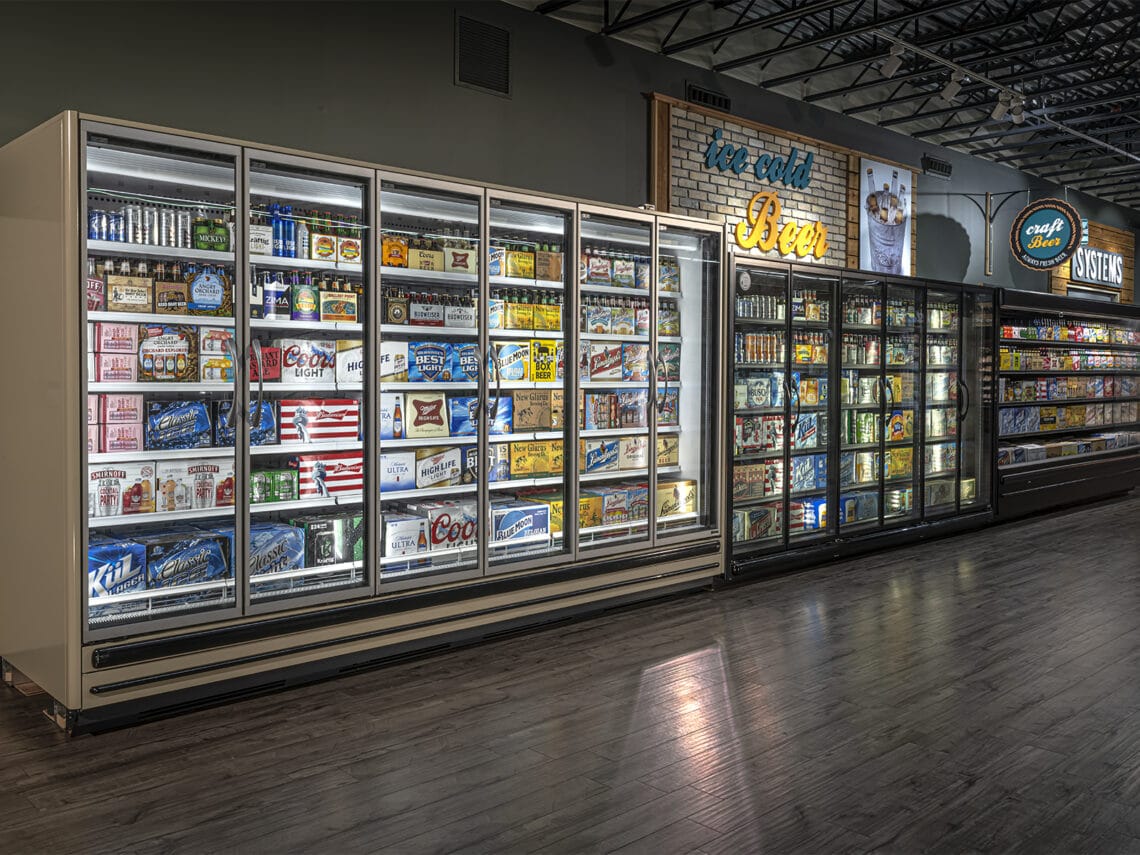 Reveal Merchandiser® Multi-Decks with Doors | Zero Zone